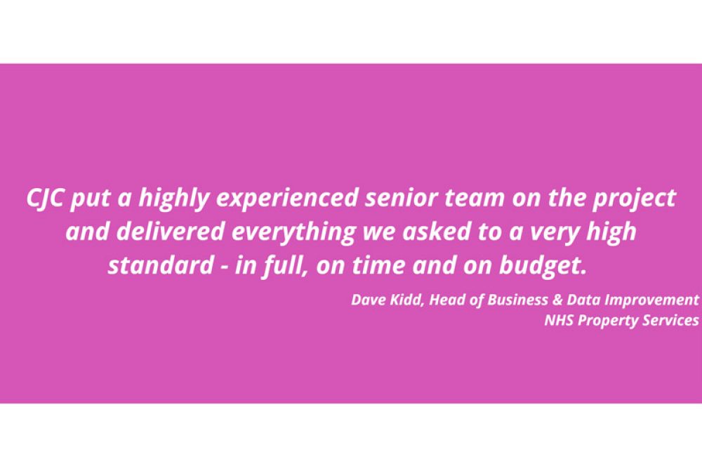 NHS Quote - Customer Journey Consultancy