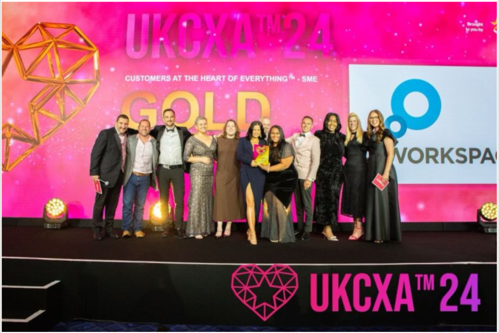 Congratulations to Workspace for their UKCXA 2024 award - Customer ...